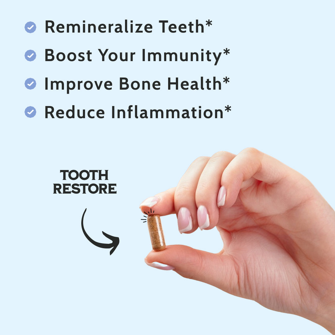 Tooth Restore Supplement - Tooth Remineralization Formula: With Organs ...