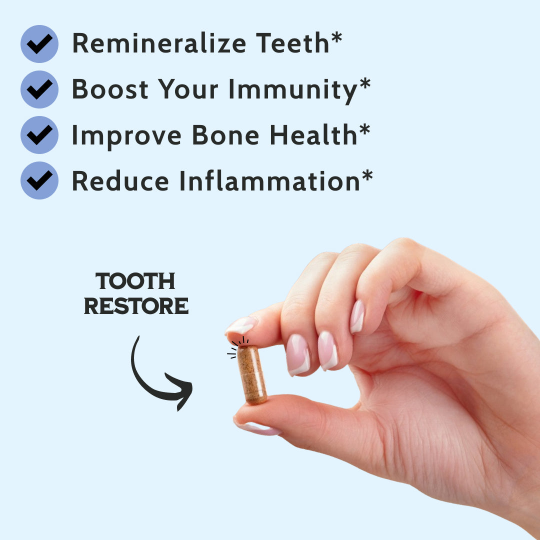 Tooth Restore Supplement - Tooth Remineralization Formula: With Organs ...